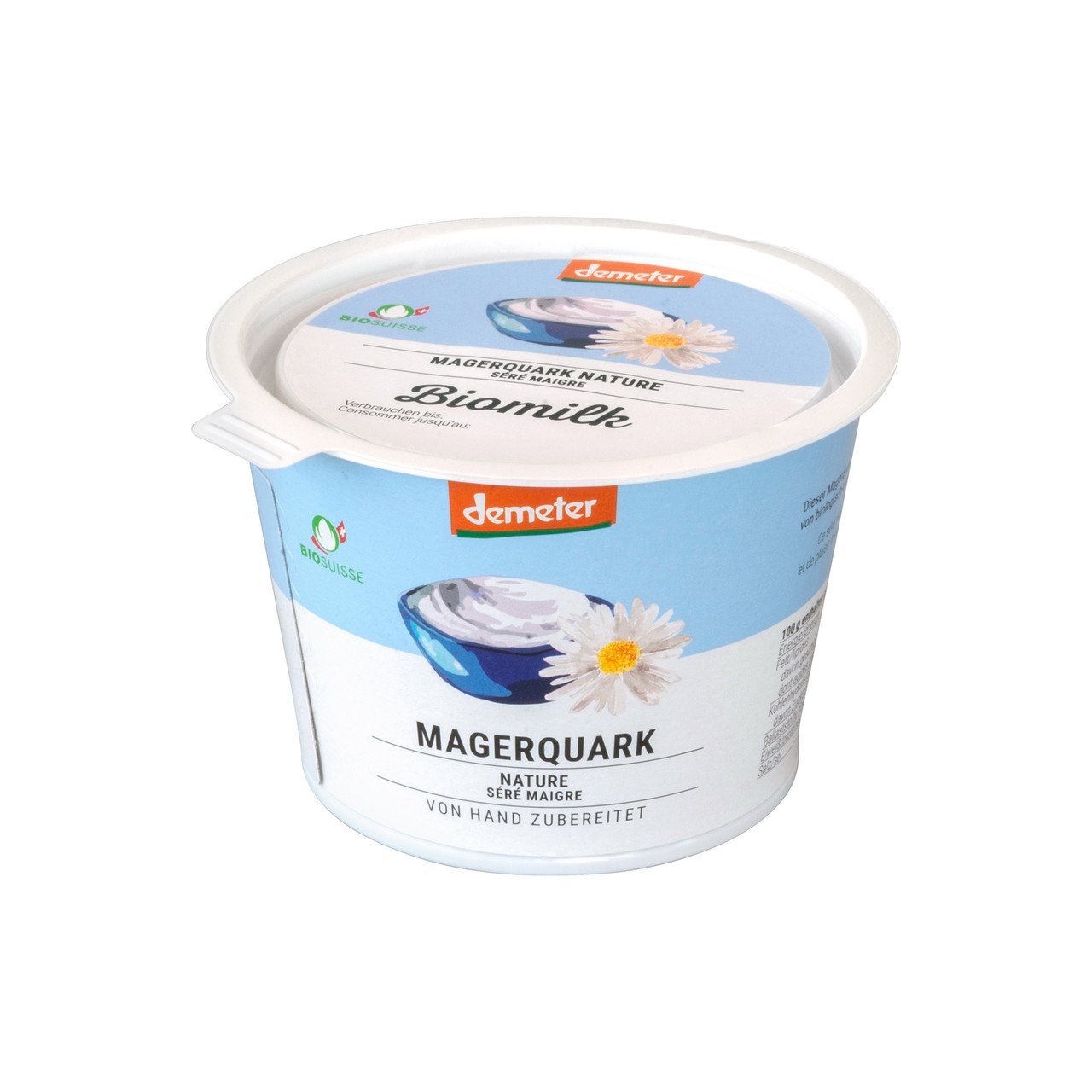 Produkt: Magerquark Nature, Bio Knospe Schweiz/Demeter - Bio Partner ...