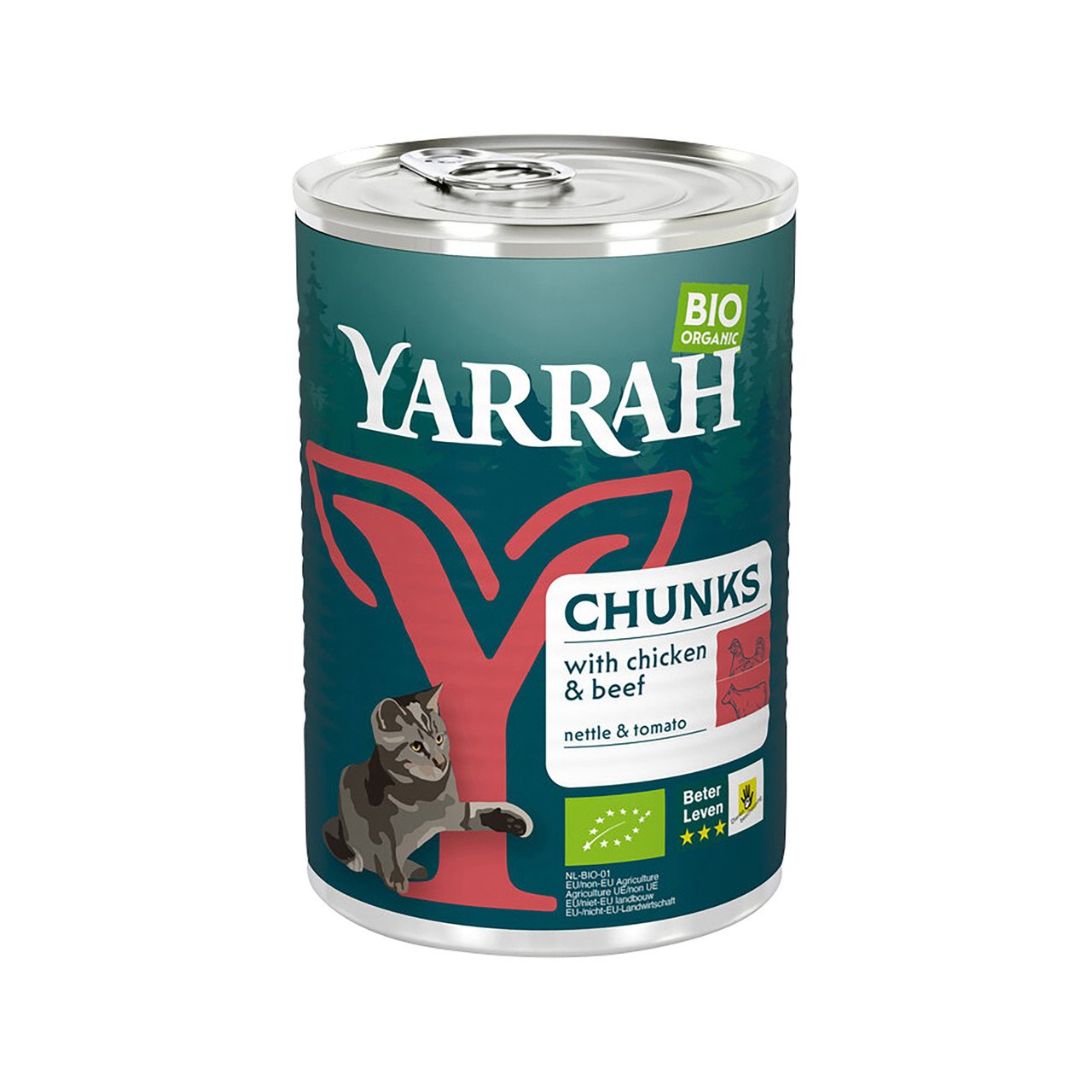 Produkt: Katzenfutter Bröckchen Huhn und Rind, EU Bio - Bio Partner ...