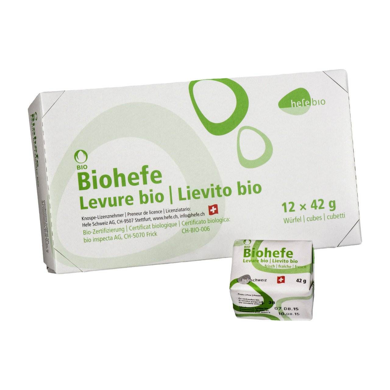 Produkt: Hefe Schweiz frisch, Bio Knospe - Bio Partner Schweiz AG